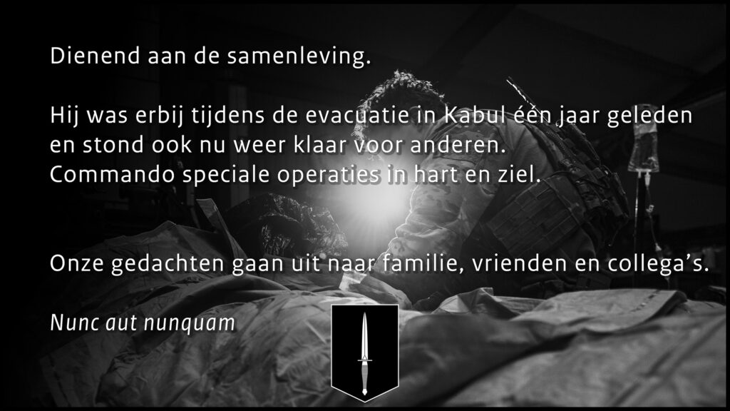 Overlijden commando | Korps Commandotroepen