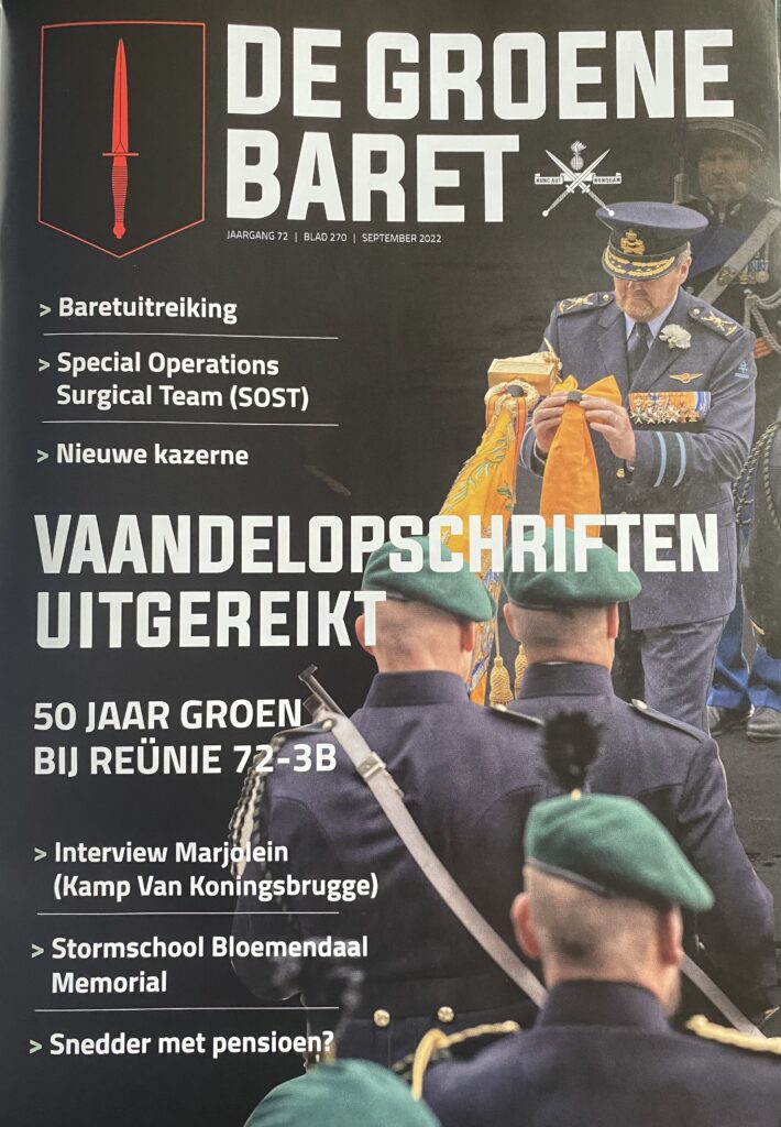 De Groene Baret september 2022 | Korps Commandotroepen